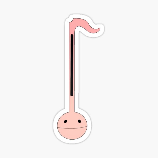 "Red Otamatone" Sticker for Sale by WhatWasSeen | Redbubble