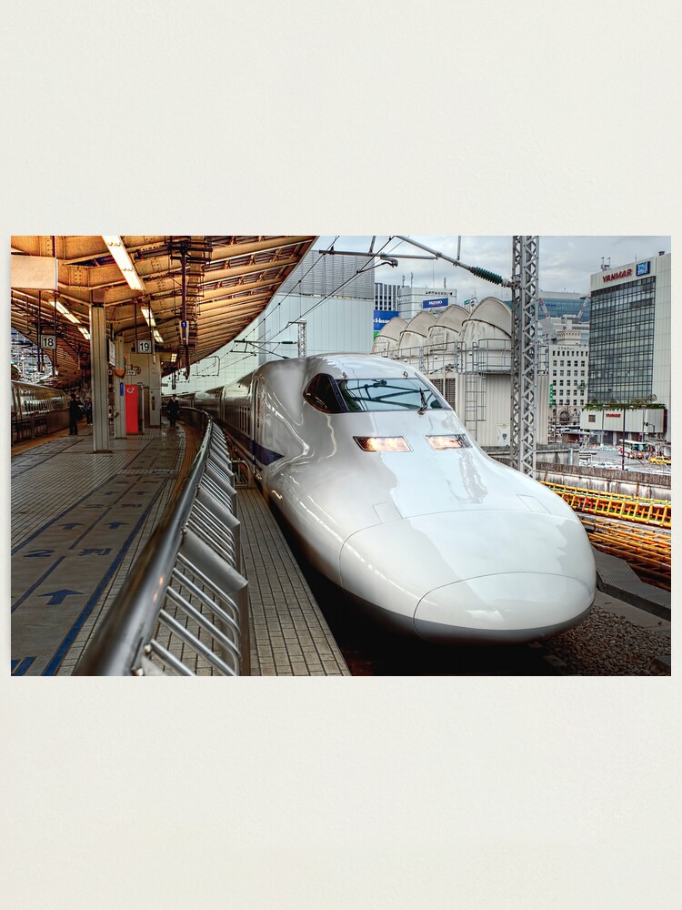 "Shinkansen • Osaka • Japan" Photographic Print by Voyager | Redbubble