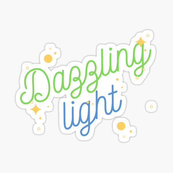 "Dazzling Light" Sticker by Limpix | Redbubble