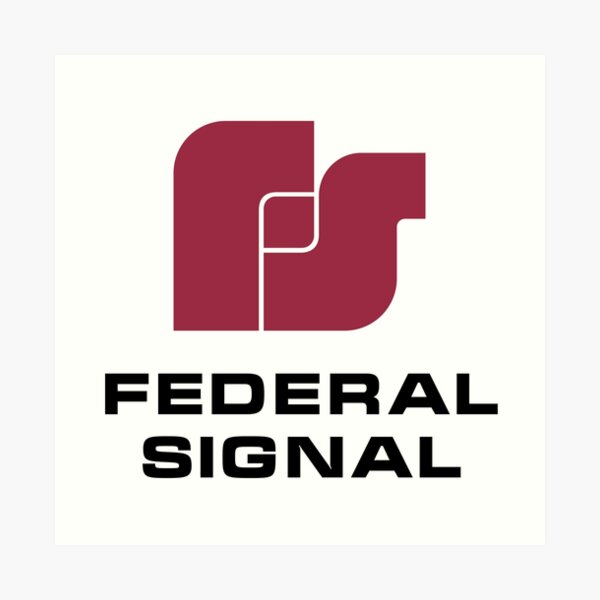 "Federal Signal Logo" Art Print by OklahomaLioness | Redbubble