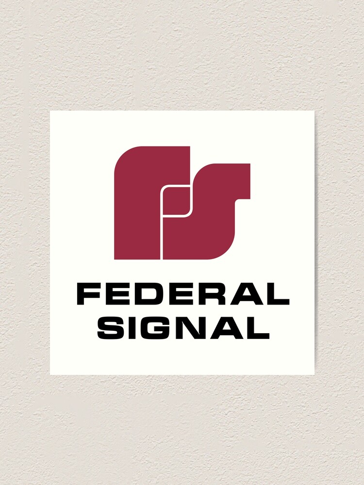 "Federal Signal Logo" Art Print by OklahomaLioness | Redbubble