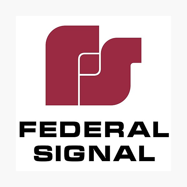 "Federal Signal Logo" Photographic Print for Sale by OklahomaLioness ...