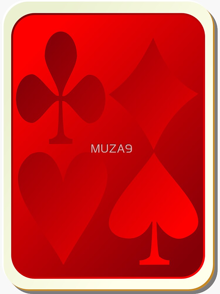 "Red card" Sticker by MUZA9 | Redbubble