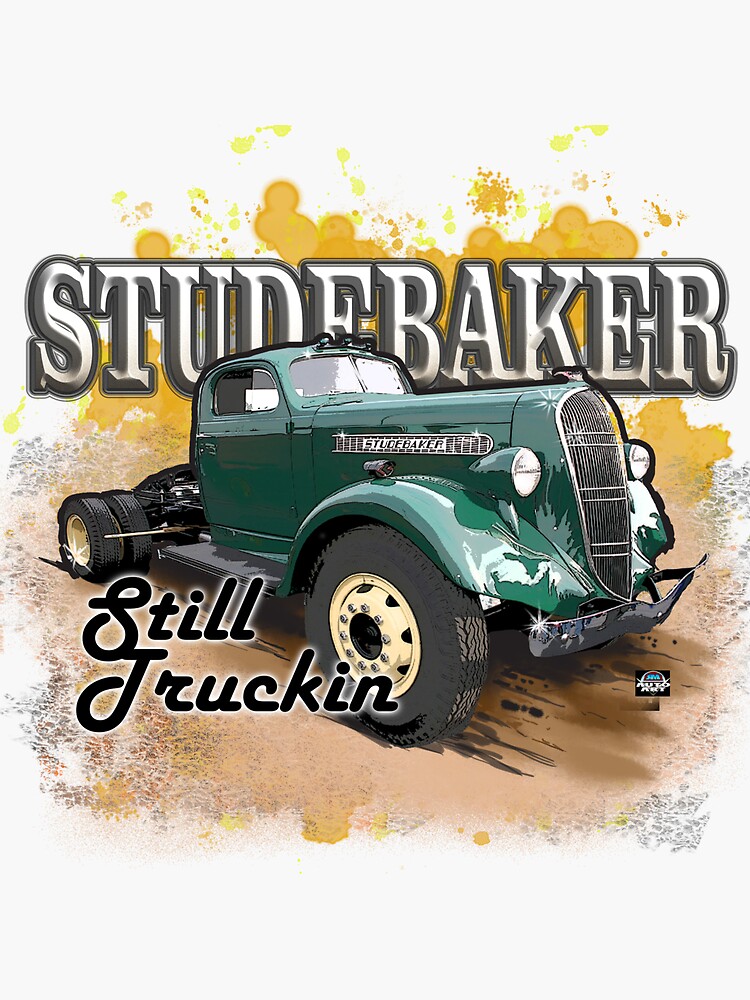 "The Workhorse" Sticker by RMautoart42 | Redbubble