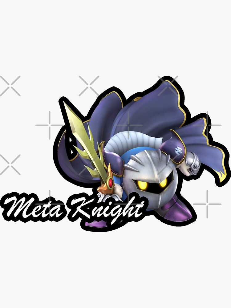 "META KNIGHT" Sticker by HughHamilton | Redbubble