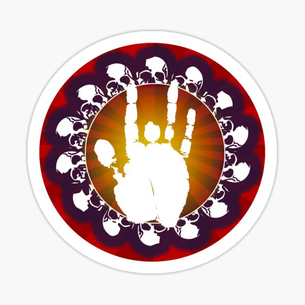 "Jerry's hand and band" Sticker by DBnation | Redbubble