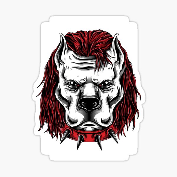 Spiky Hair Stickers | Redbubble