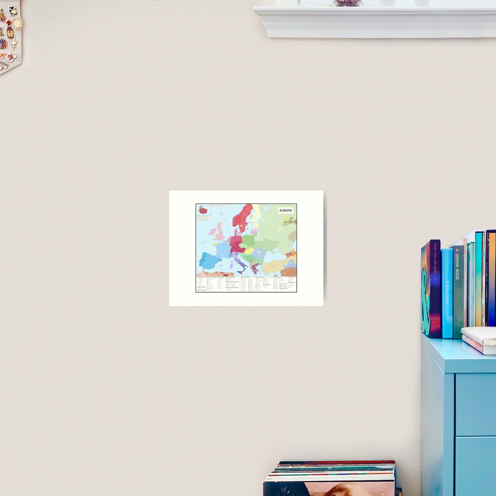 "Language Map of Europe" Poster for Sale by Robin-maps | Redbubble