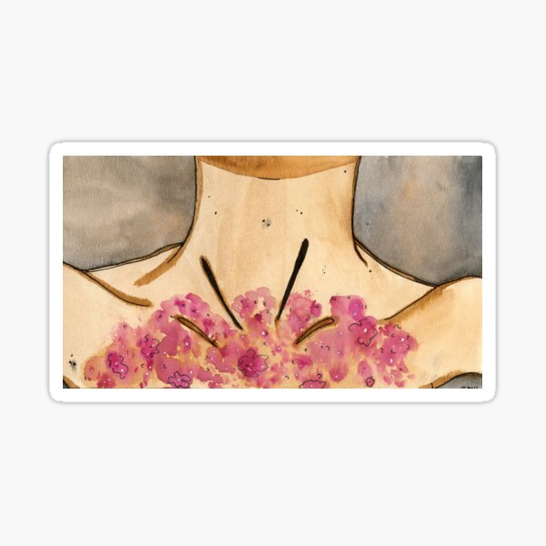 "Chest Pains" Sticker for Sale by UnxUgly | Redbubble