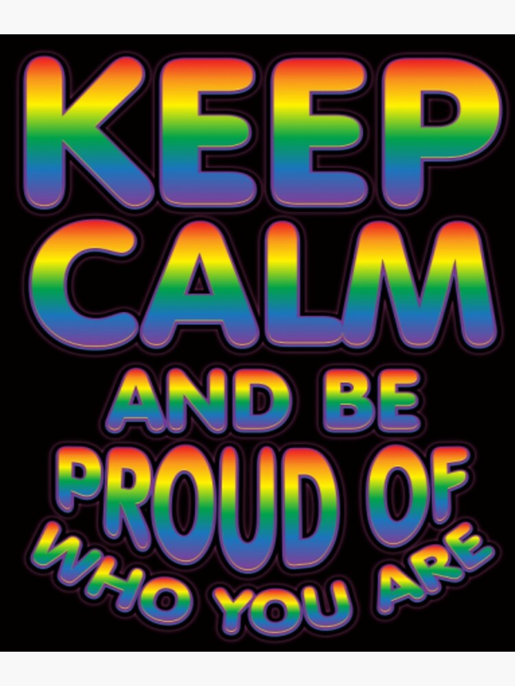"Bleib ruhig und sei stolz auf dich" Fotodruck von mouetamid | Redbubble