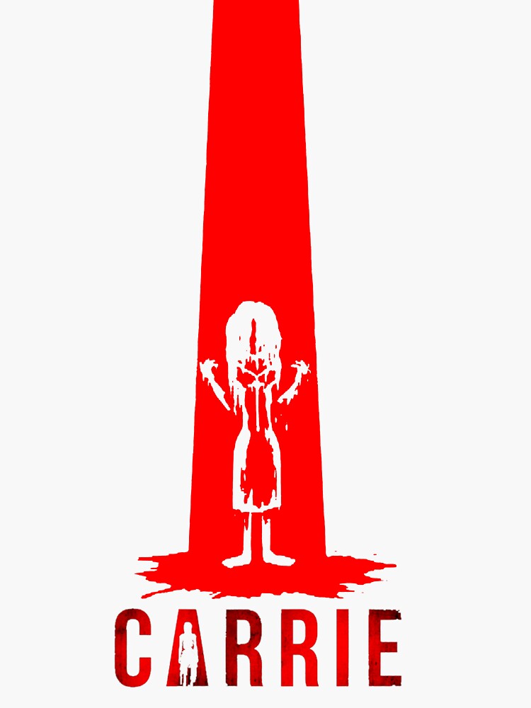 "Carrie" Sticker by JulioCampos | Redbubble