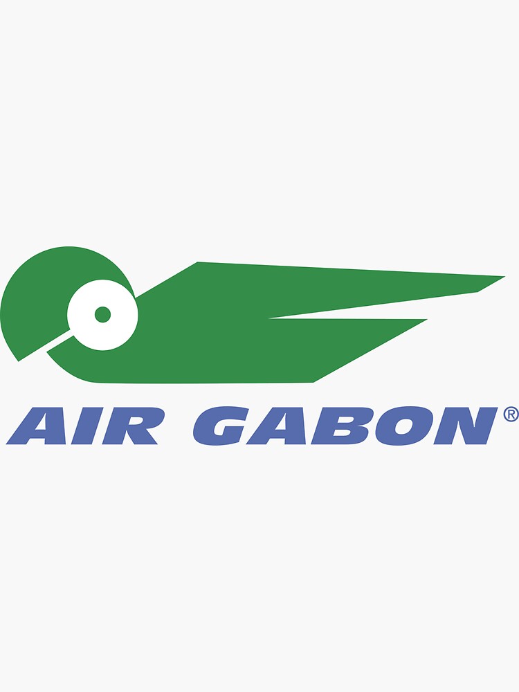 "Air Gabon" Sticker by AIRLINESOR | Redbubble