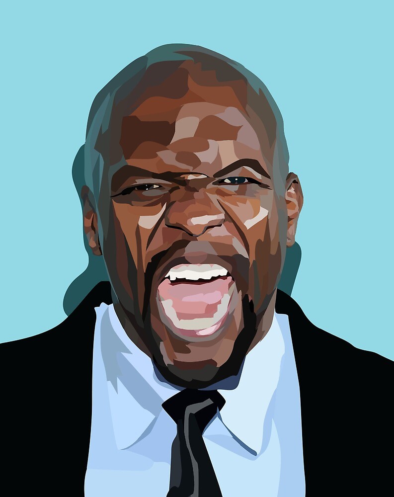 "VECTOR PORTRAIT----terry crews" by oliviasprng | Redbubble