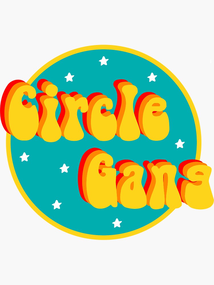"Circle Gang" Sticker by meredithshank | Redbubble