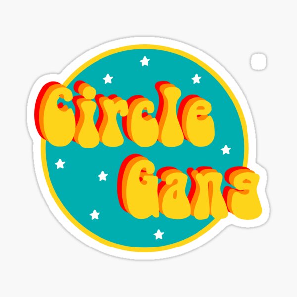 "Circle Gang" Sticker by meredithshank | Redbubble