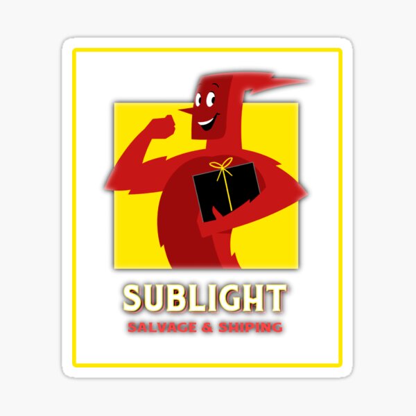 "Sublight Salvage & Shipping" Sticker by DBnation | Redbubble