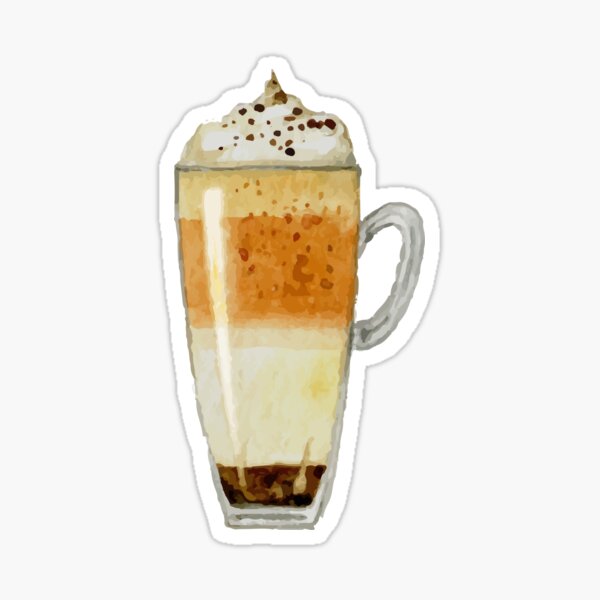 "Mocha" Sticker by TheSimpleMan | Redbubble