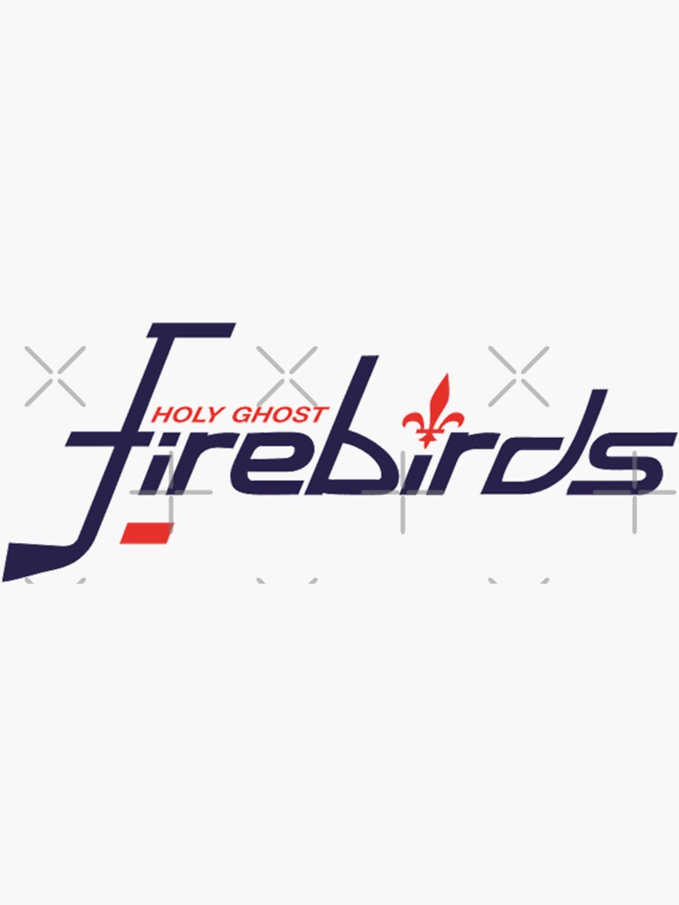 "Holy Ghost Prep Firebirds Ice Hockey" Sticker by Limitedlime | Redbubble