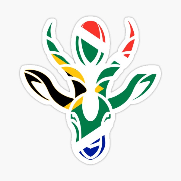 "South Africa Rugby World Champion Springboks Gift" Sticker for Sale by ...