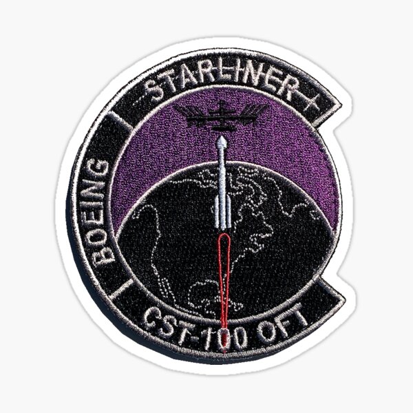 "Starliner Orbital Flight Test 45th Space Wing Patch" Sticker for Sale ...
