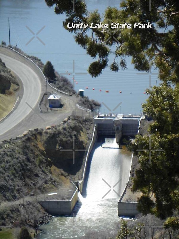 "Unity Lake State Park & Dam" by Betty Town Duncan | Redbubble
