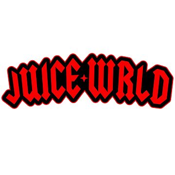 "Juice WRLD Logo" Sticker for Sale by IceyDel | Redbubble