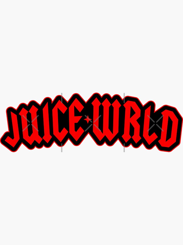 "Juice WRLD Logo" Sticker for Sale by IceyDel | Redbubble