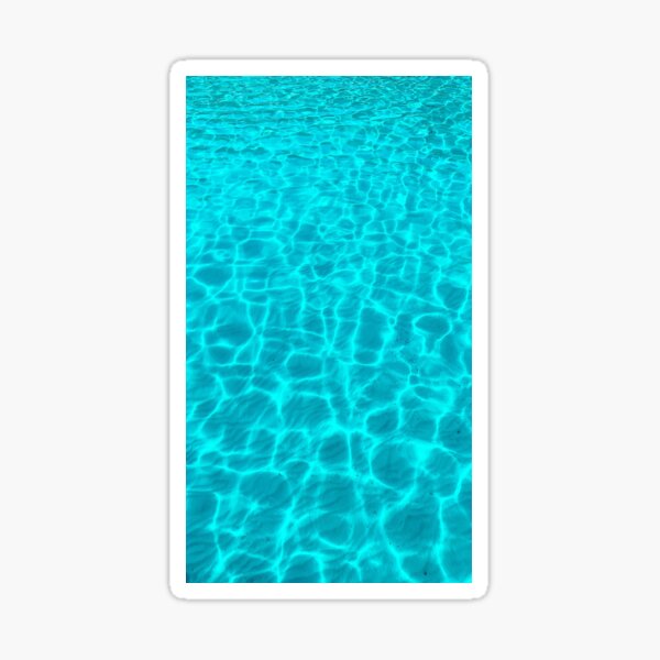 "Turquoise Blue Ocean Waves" Sticker for Sale by newburyboutique ...