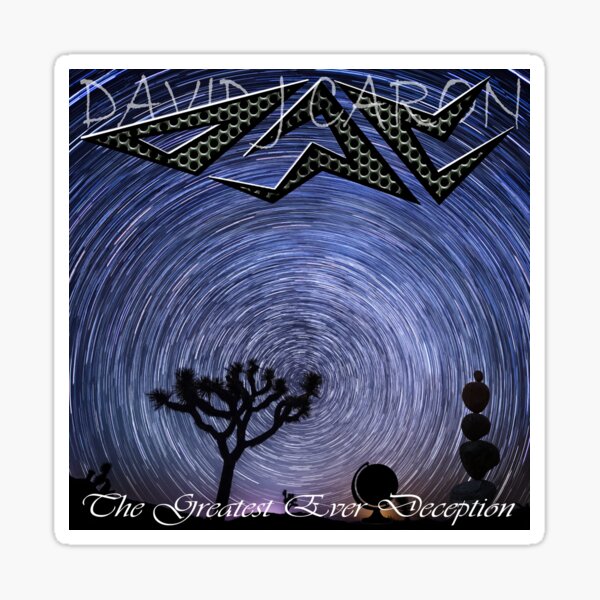 "DJC-"The Greatest Ever Deception" Album Cover" Sticker for Sale by ...