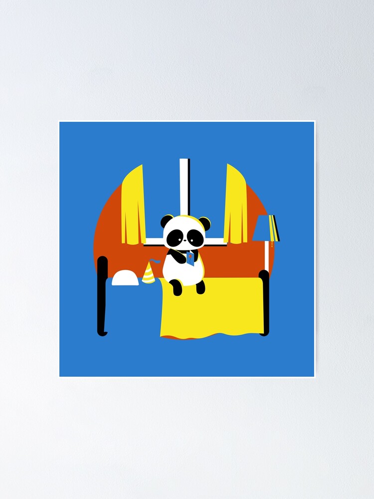 Poster « Awkward Panda Series: Recevoir une invitation à une fête d ...