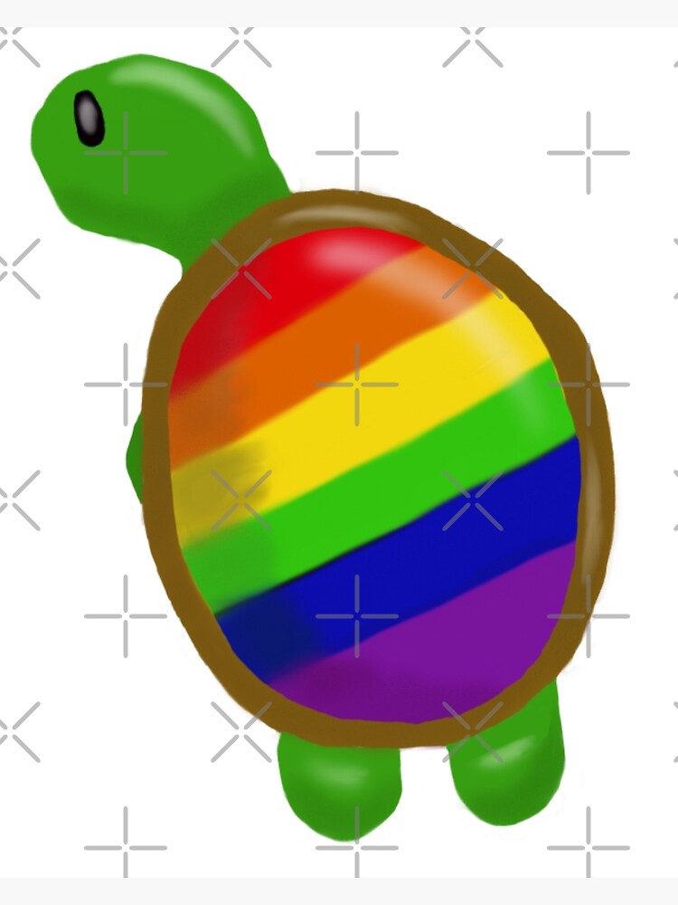 "Gay Pride - Queer Turtle Power" Fotodruck von AwkwardTurtleaf | Redbubble