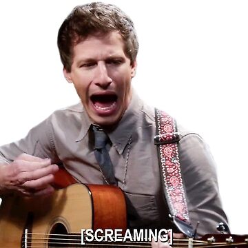 "Jake screaming guitar" Sticker for Sale by LeilaCCG | Redbubble