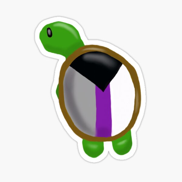 "Demisexual- Queer Turtle Power" Sticker for Sale by AwkwardTurtleaf ...