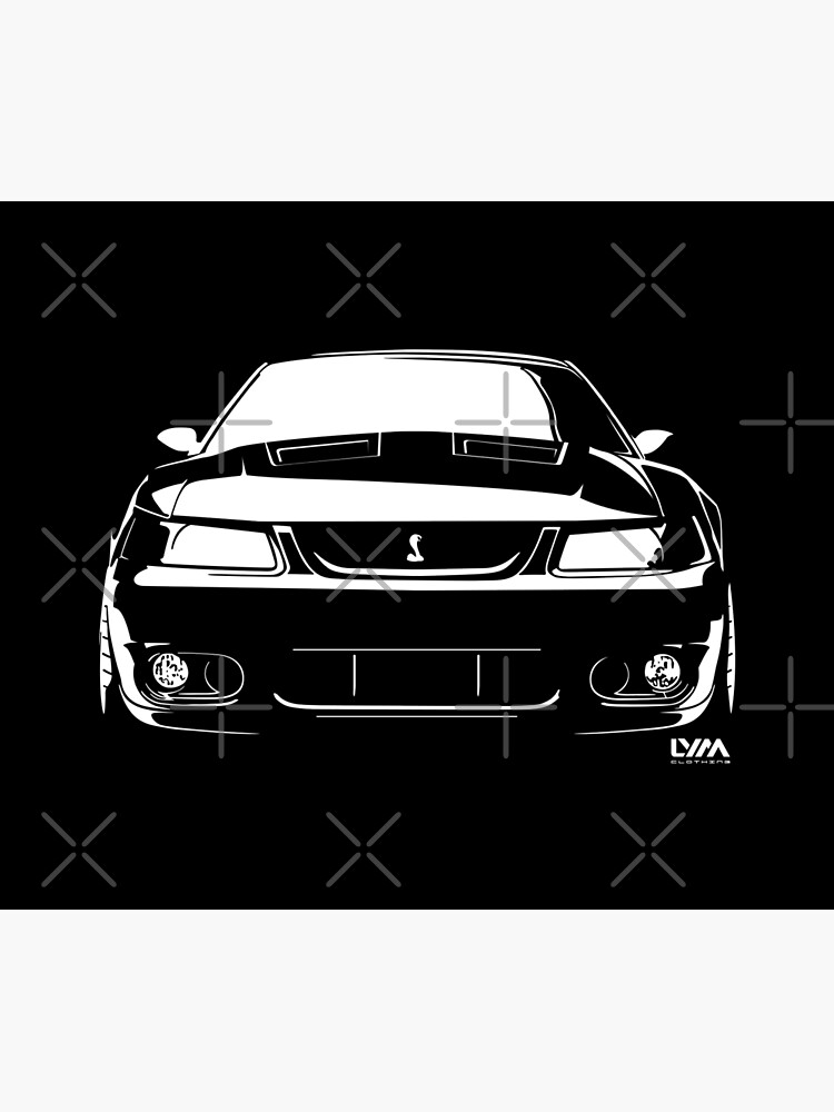 "03-04 Ford Mustang Cobra Terminator" Throw Blanket for Sale by ...