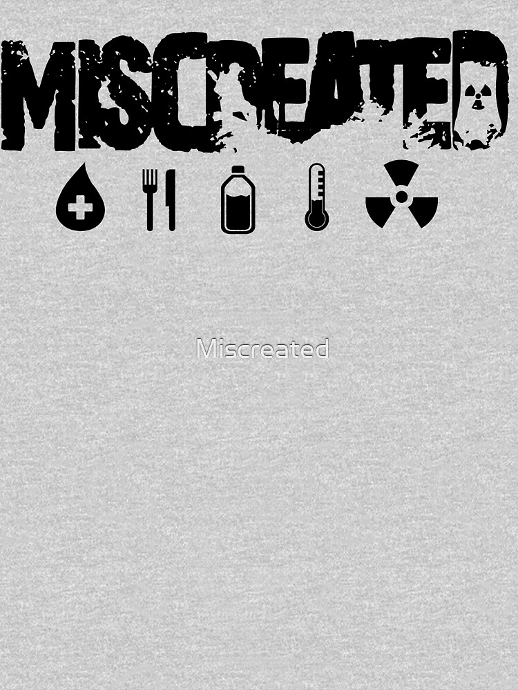 "Miscreated T-Shirt Black Text (official)" T-shirt for Sale by ...