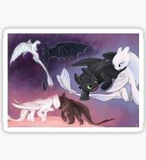 Light Fury Stickers | Redbubble