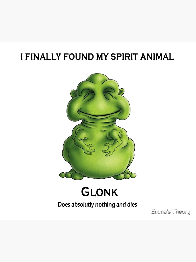 "Glonk Spiritual Animal T-Shirt" Poster for Sale by Emma's Theory ...