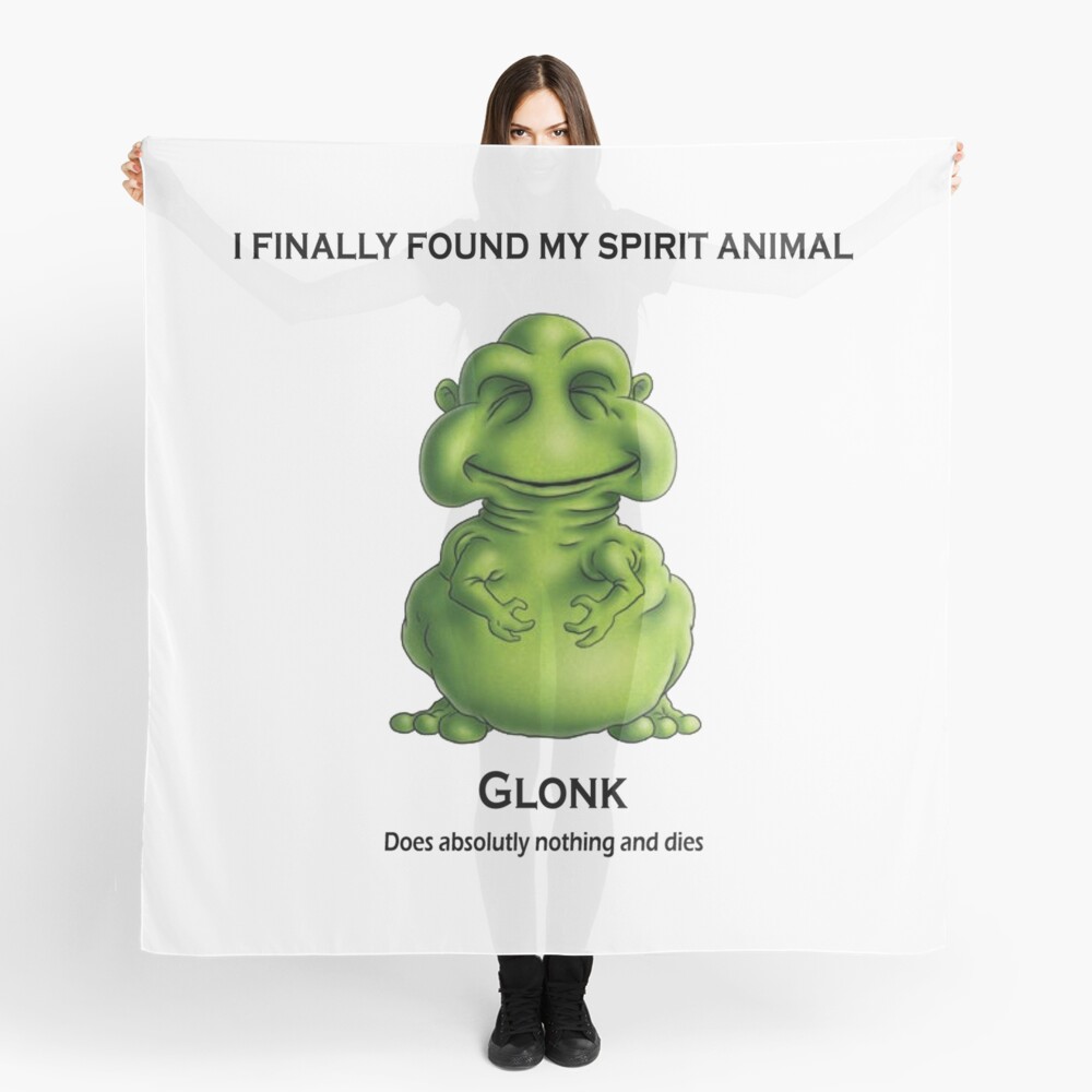 "Glonk Spirituelles Tier T-Shirt" Tuch von NZee | Redbubble