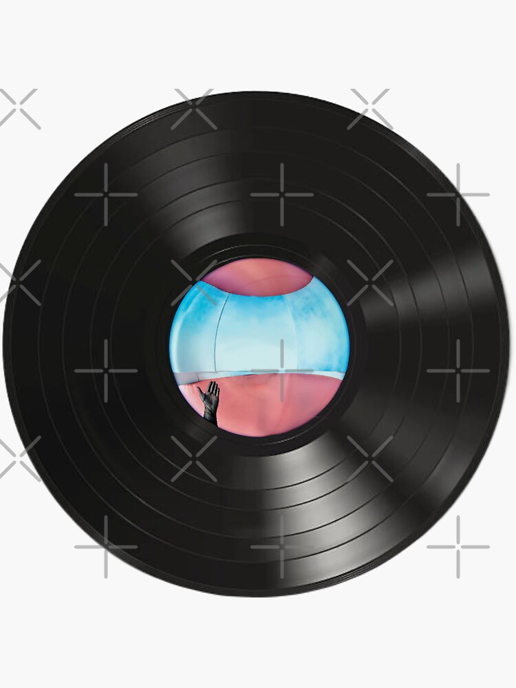 "Fine Line Vinyl v2" Sticker for Sale by PandaBearPie | Redbubble