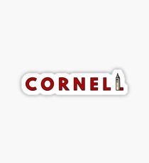 Cornell Stickers | Redbubble