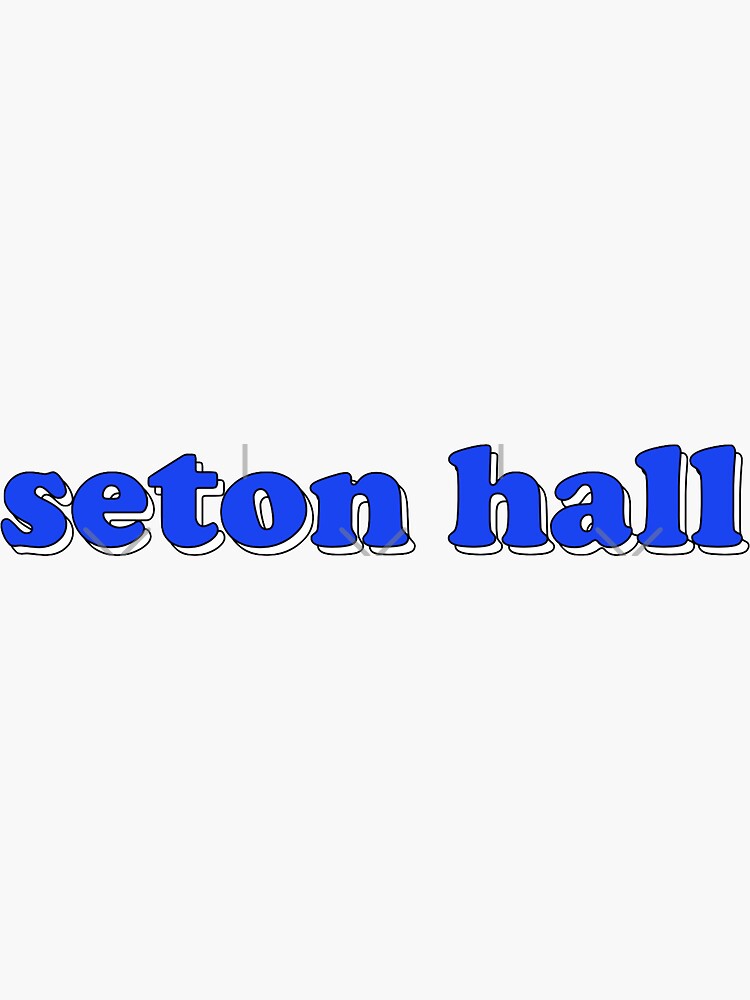 "Seton Hall" Sticker for Sale by O-Haas | Redbubble