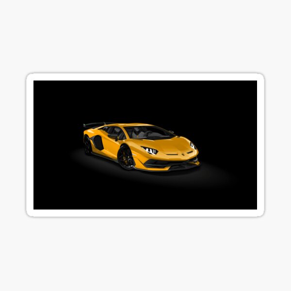 "Lamborghini Aventador SVJ" Sticker for Sale by emilio8 | Redbubble