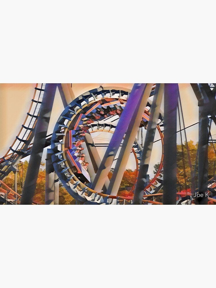 "Vortex, Kings Island - Art" Sticker by kylelightss | Redbubble