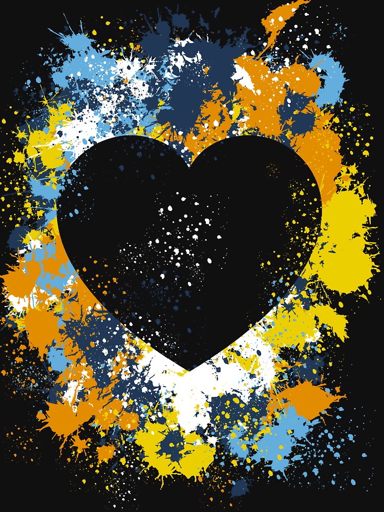 "Aroace Heart Splatter" T-shirt for Sale by Aroaes | Redbubble | lgbt t ...