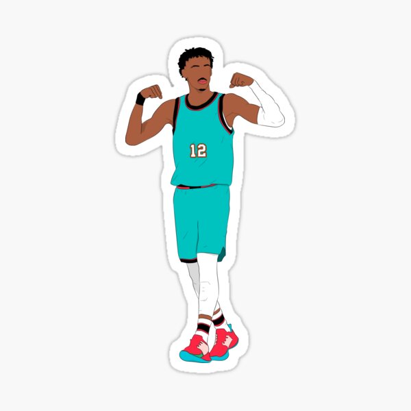 Ja Morant Stickers | Redbubble