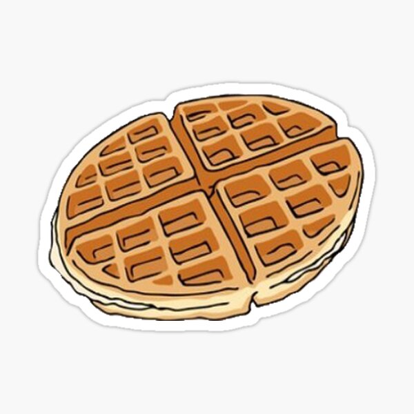 "waffle" Sticker by HunterandCo | Redbubble