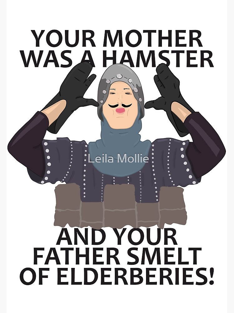 "Monty Python French Knight Hamster" Poster for Sale by FrootyPatooty ...