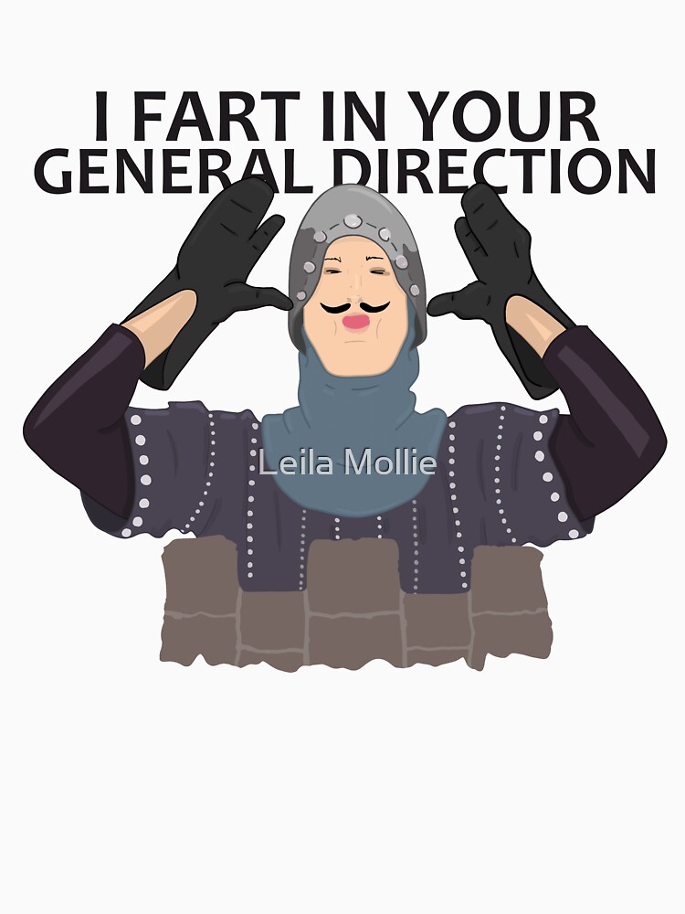 "Monty Python French Knight Fart" T-shirt for Sale by FrootyPatooty ...