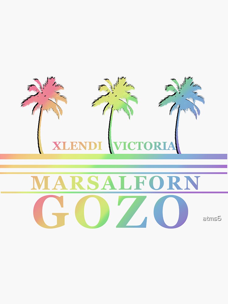 "villages of gozo" Sticker for Sale by atms6 | Redbubble
