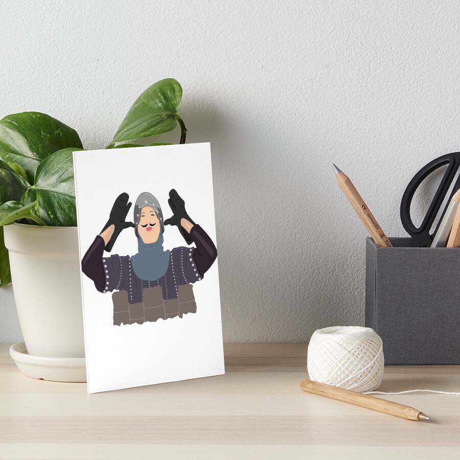 "Monty Python French Knight" Art Board Print by FrootyPatooty | Redbubble
